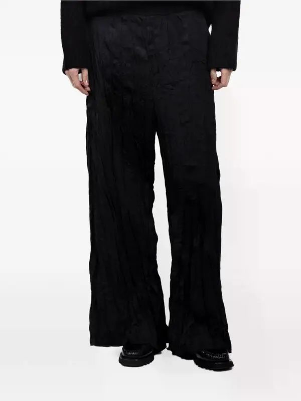 Masnada Crinkled Wide Leg Trousers