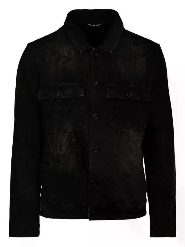HANNES ROETHER Buttoned Chest-pocket Shirt Jacket