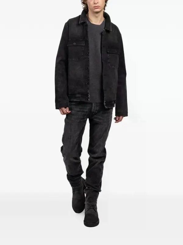 HANNES ROETHER Buttoned Chest-pocket Shirt Jacket