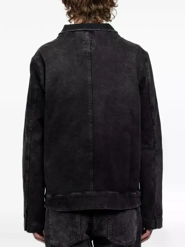 HANNES ROETHER Buttoned Chest-pocket Shirt Jacket