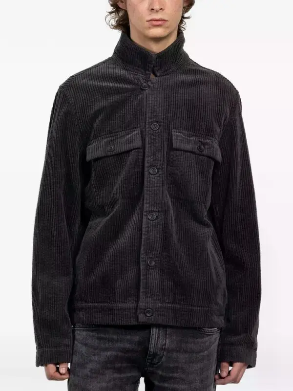 HANNES ROETHER Pocket Corduroy Shirt
