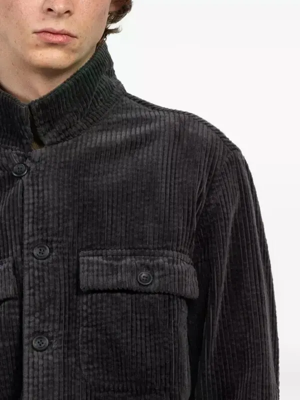 HANNES ROETHER Pocket Corduroy Shirt
