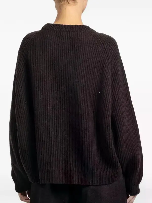 Dusan Ribbed-knit Sweater - Brown