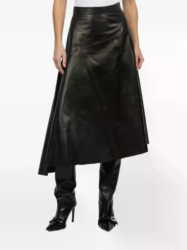 KULSON Panelled A-line Skirt