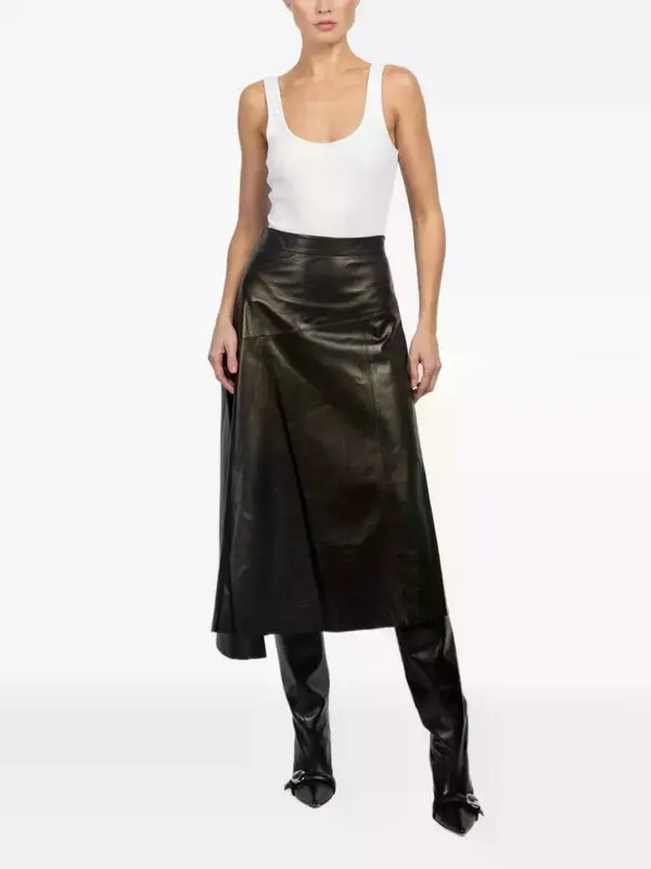 KULSON Panelled A-line Skirt