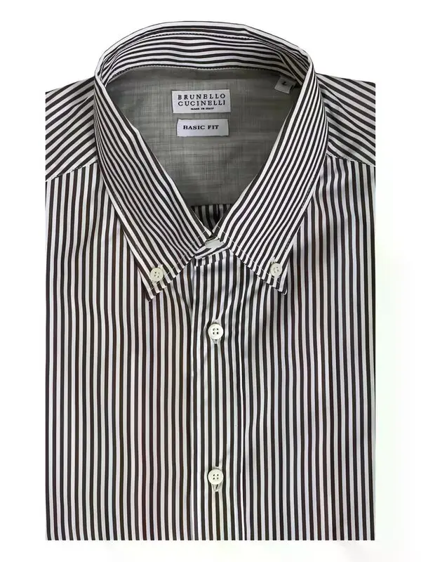 Brunello Cucinelli Striped Shirt - White