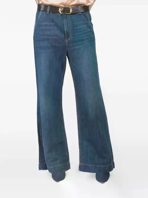 ASKK NY Buttoned Wide-leg Jeans