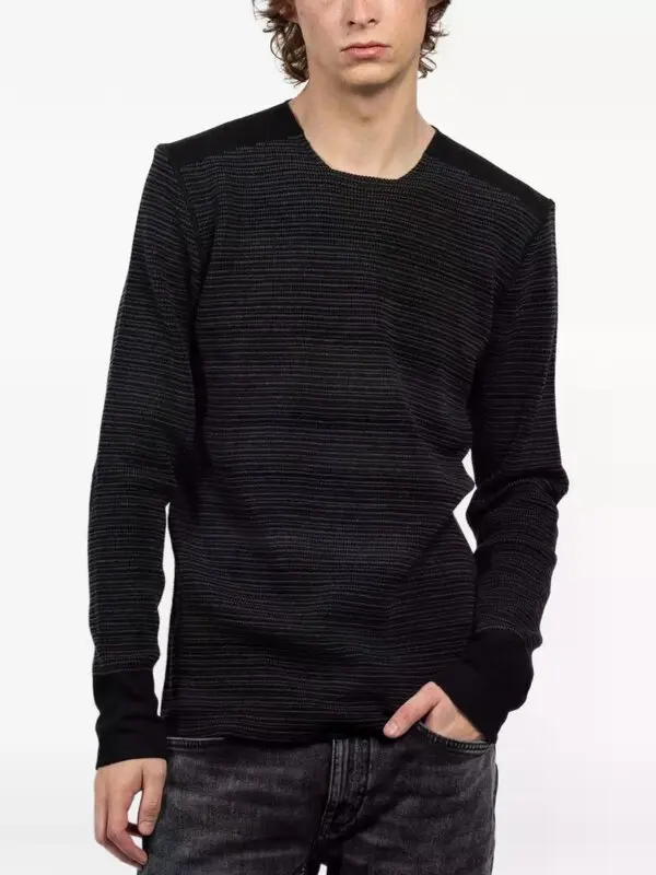HANNES ROETHER Long-sleeve Crew-neck Sweater