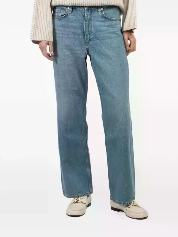 Rag & Bone Straight-leg Jeans - Blue