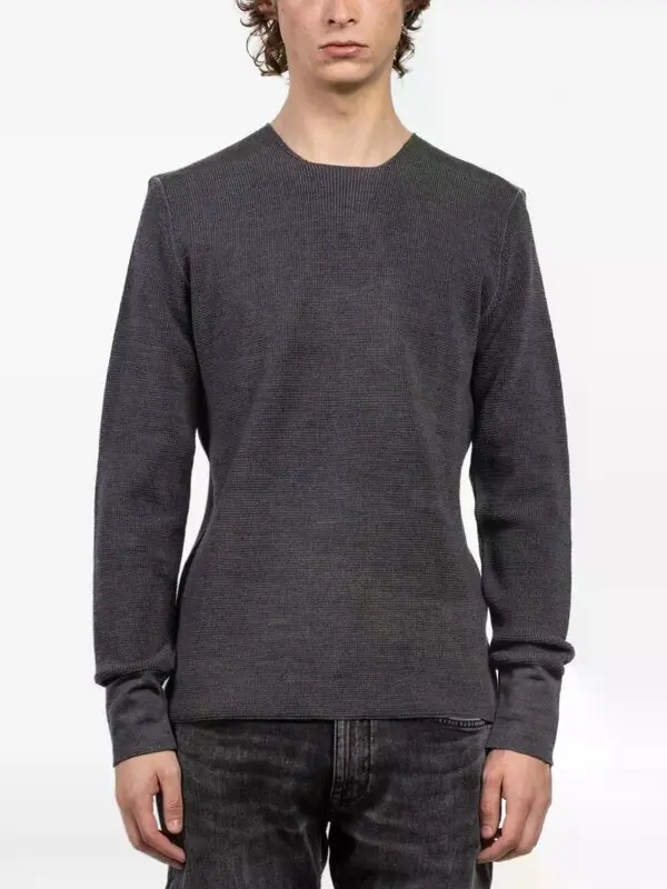 HANNES ROETHER Structured Sweater