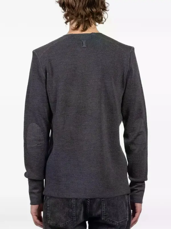 HANNES ROETHER Structured Sweater
