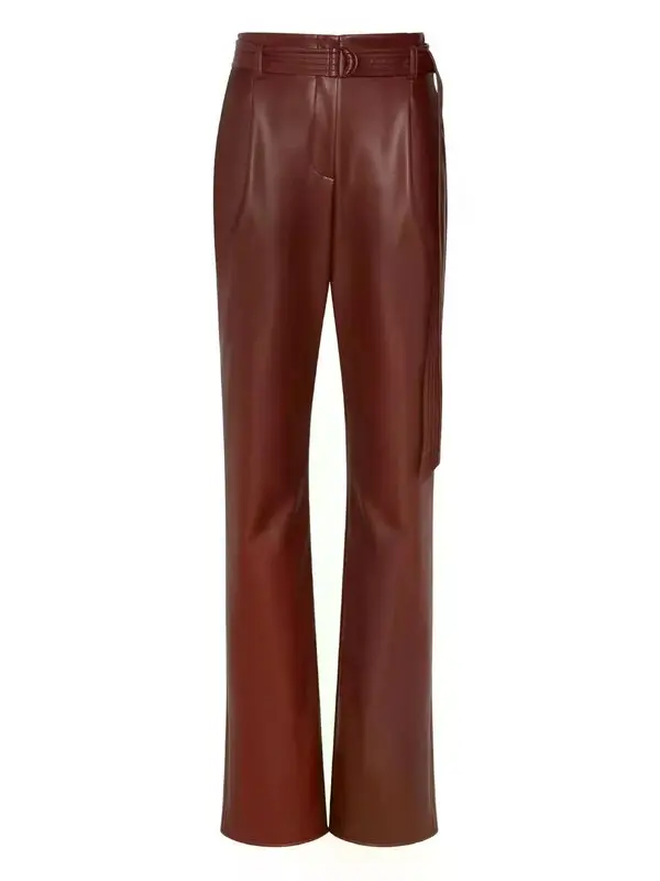 Lapointe Belted Leather Trousers