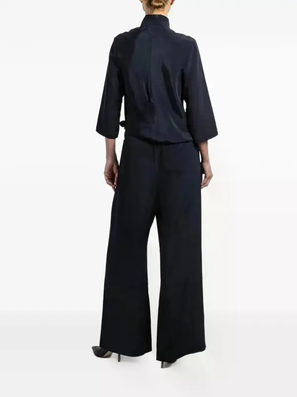 PETER COHEN Tie-detailed Wrap Jumpsuit