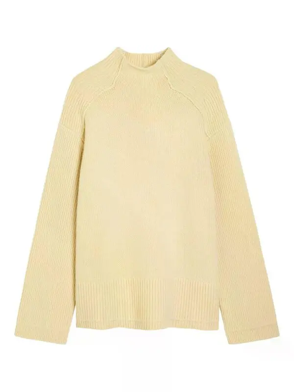 Maria Mcmanus Ribbed Funnel-neck Sweater