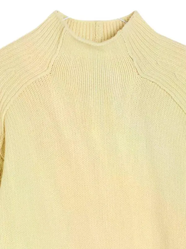 Maria Mcmanus Ribbed Funnel-neck Sweater