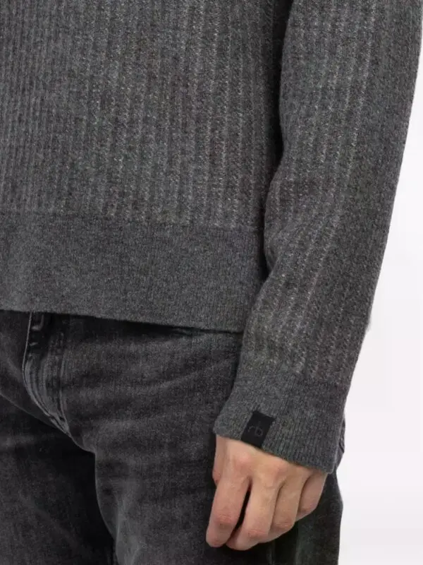 Rag & Bone Ribbed Crew-neck Sweater