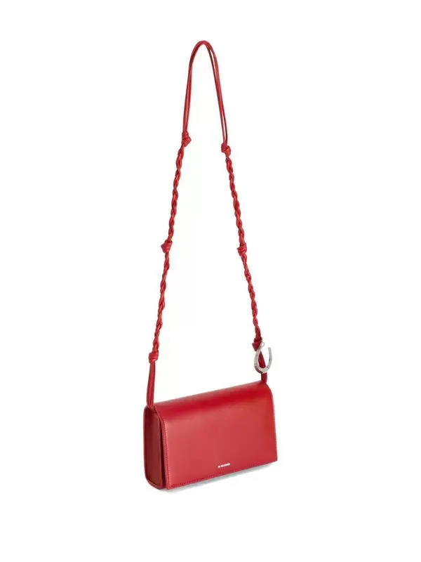 JIL SANDER Horse Tangle Crossbody Bag - Red