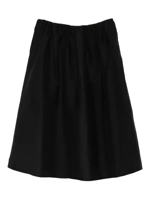 TOTEME Zip-fastening Midi Skirt - Black