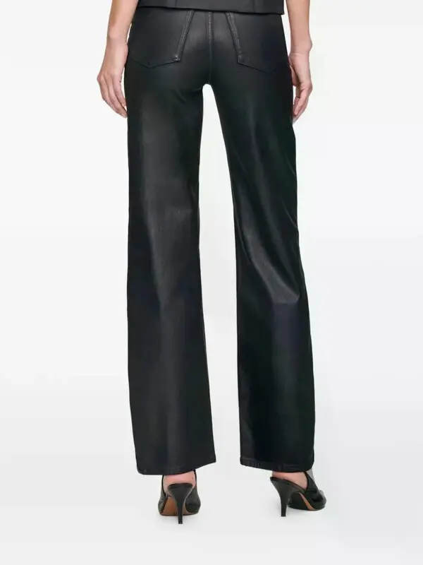 DL1961 Karmine Coated Wide Leg Jeans
