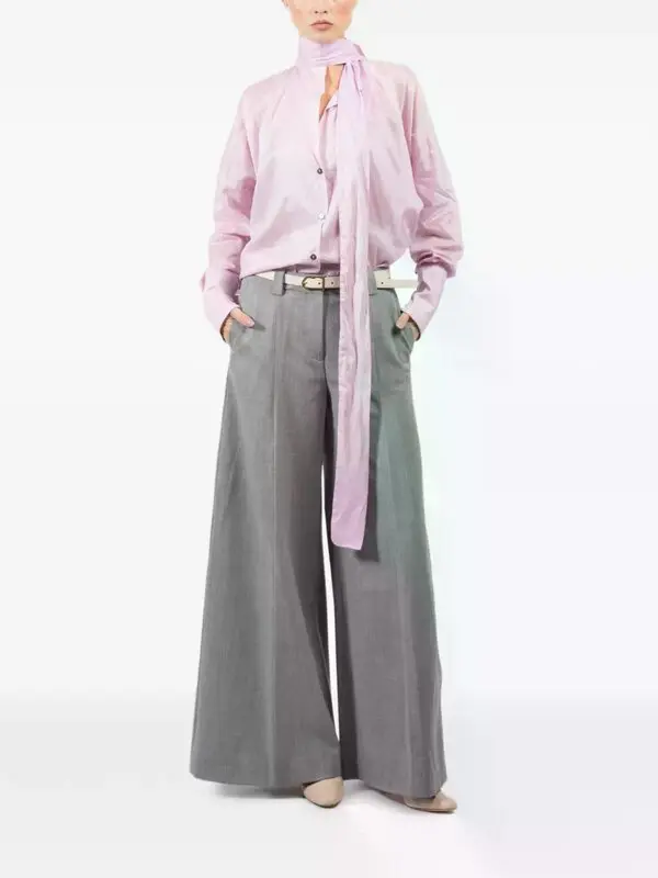 THELATEST Cecilia Bow-detail Buttoned Shirt - Pink