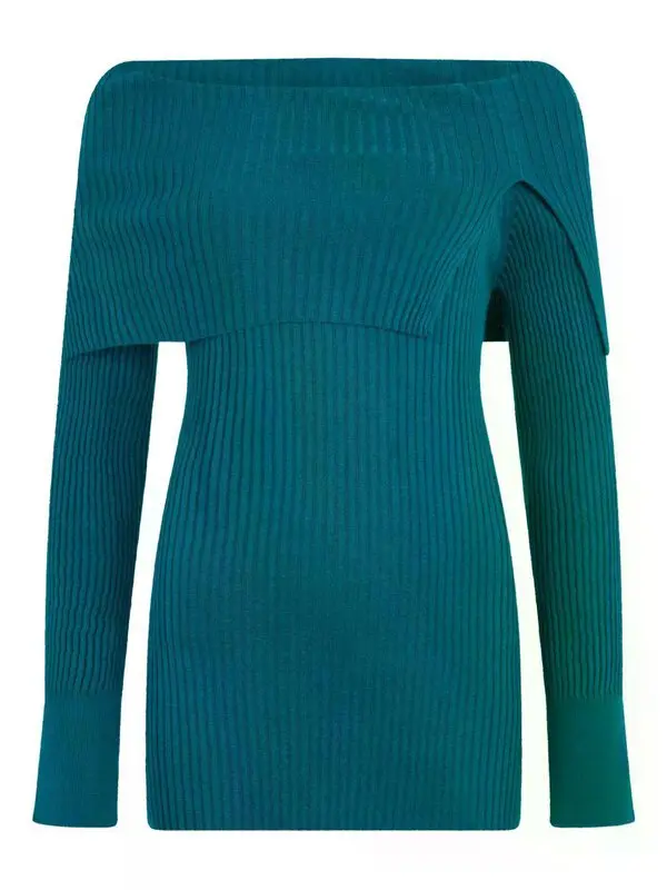 Malo Ribbed Off-the-shoulder Top