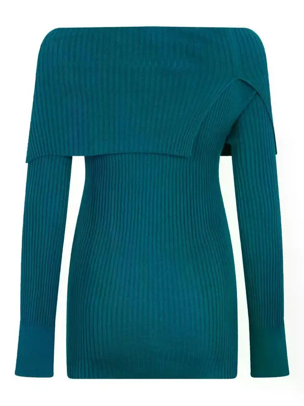 Malo Ribbed Off-the-shoulder Top