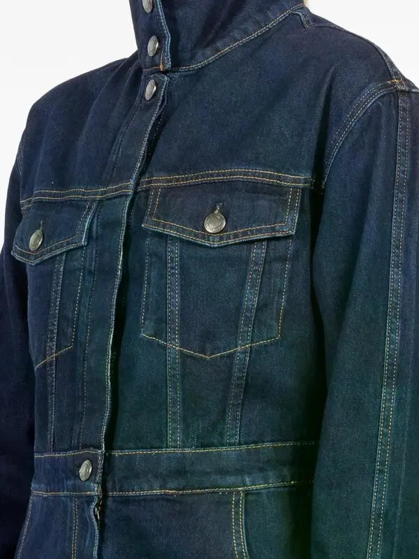 DL1961 Buttoned Denim Mini Dress