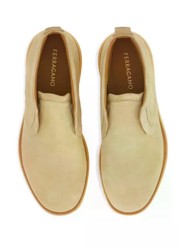 FERRAGAMO Suede Desert Boots - Neutrals