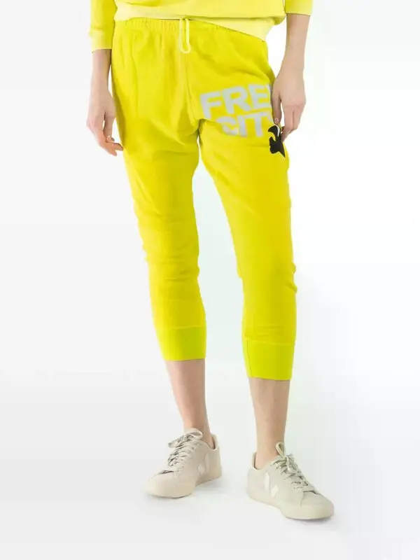 FREECITY Logo Sweatpants - Yellow