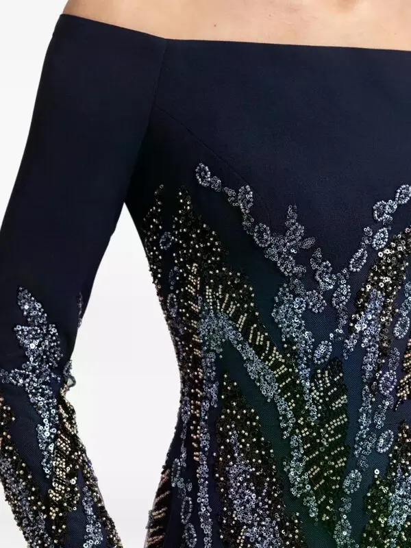 GEMY MAALOUF Beaded Gown