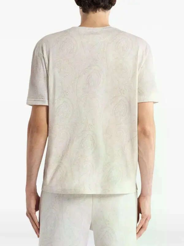 Etro Arnica-motif T-shirt - Neutrals
