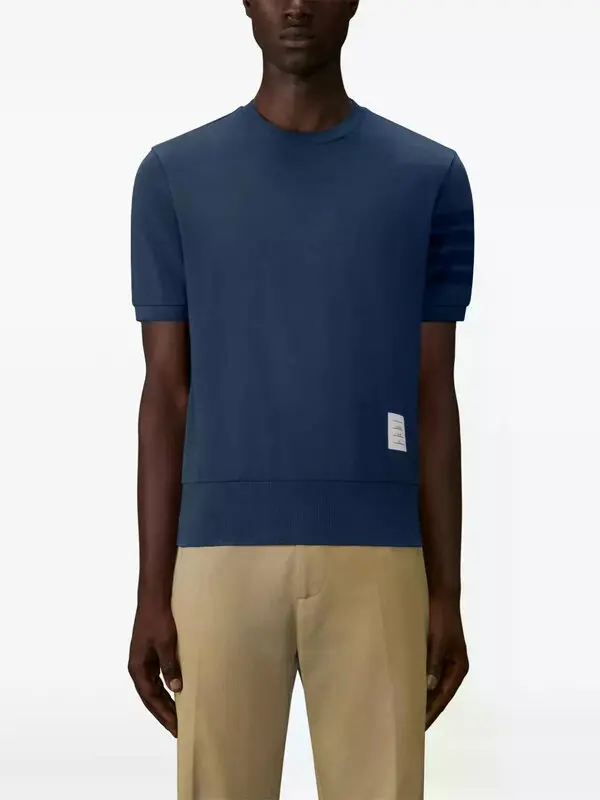 Thom Browne 4-bar Crew-neck T-shirt