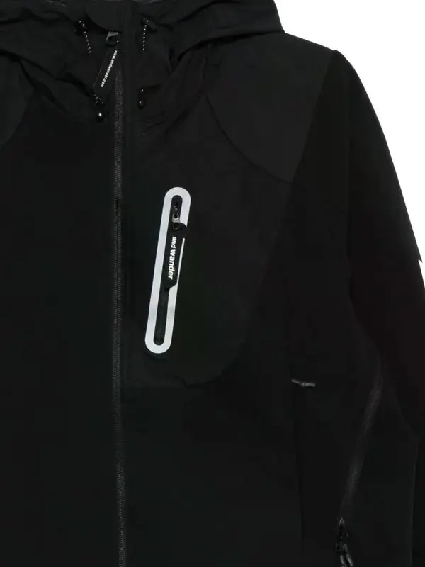 AND WANDER Hooded Zip Coat