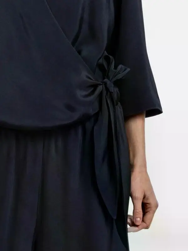 PETER COHEN Tie-detail Wrap Jumpsuit