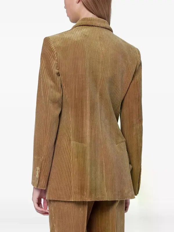 P.a.r.o.s.h Double-breasted Corduroy Blazer