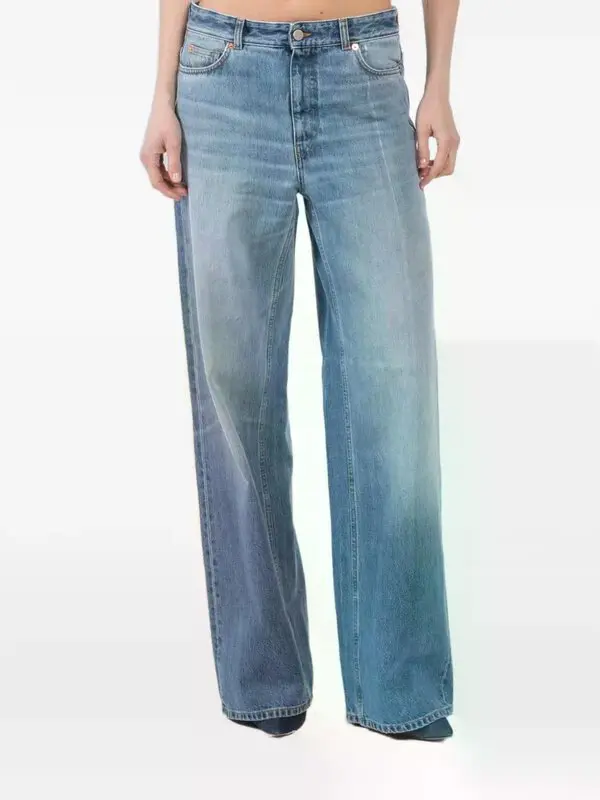 TEURN STUDIOS Wide Leg Boyfriend Jeans
