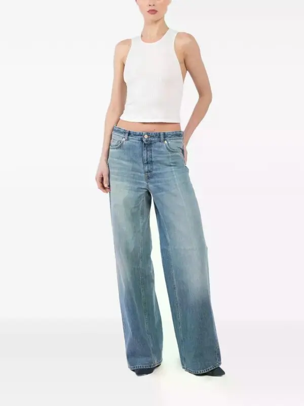 TEURN STUDIOS Wide Leg Boyfriend Jeans