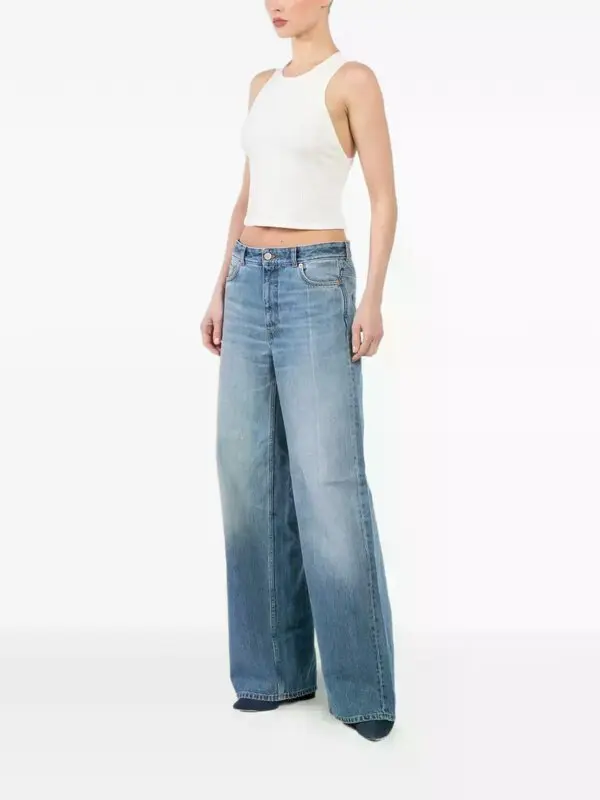 TEURN STUDIOS Wide Leg Boyfriend Jeans