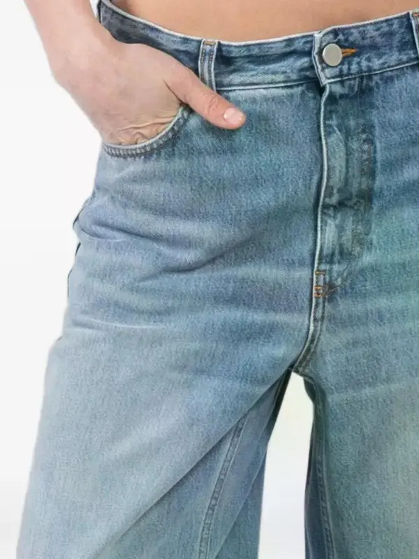 TEURN STUDIOS Wide Leg Boyfriend Jeans