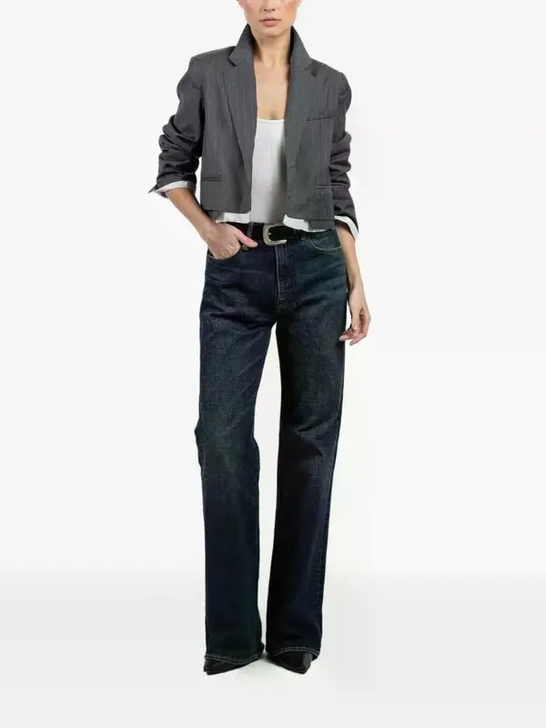 WE-AR4 Pinstripe Cropped Jacket