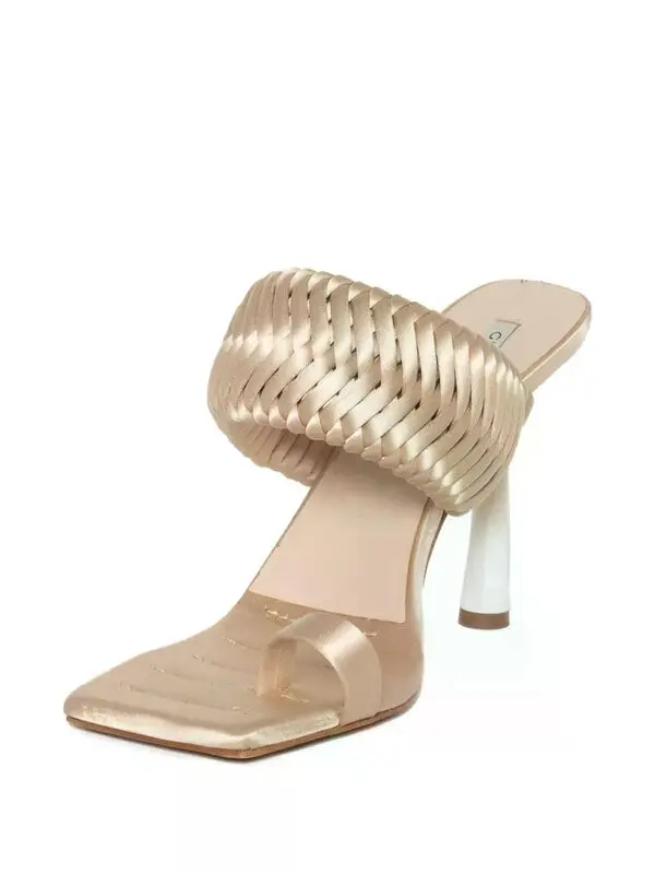 GIABORGHINI Rosie Woven Heeled Sandals