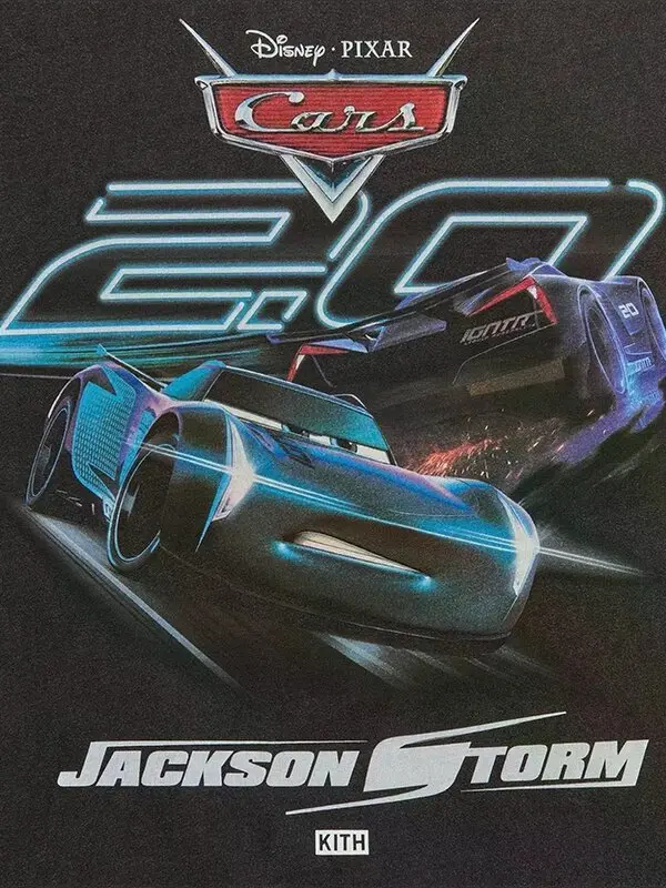 Kith X Disney Pixar Jackson Storm Crew Neck T-shirt
