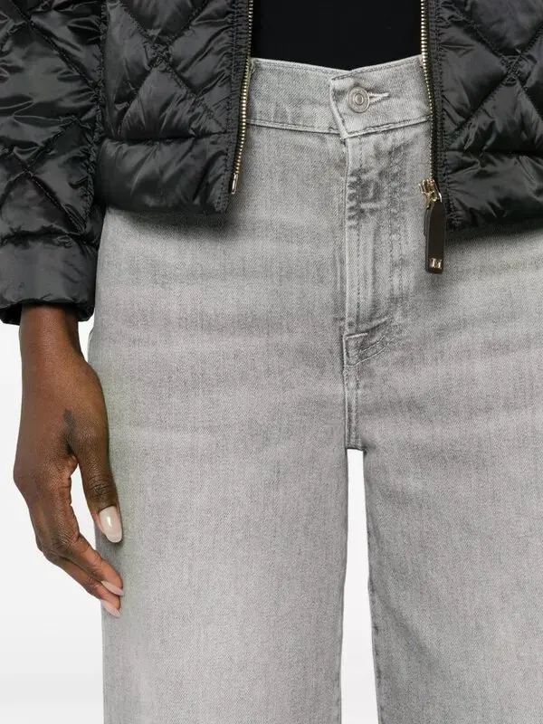 7 For All Mankind Lotta Wide-leg Jeans - Grey