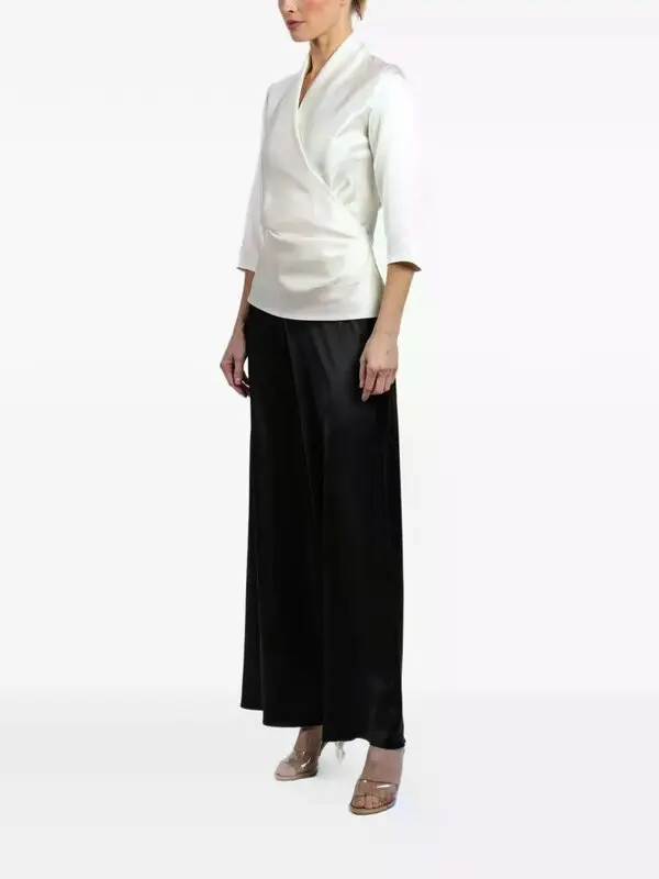 PETER COHEN Three-quarter Wrap Blouse