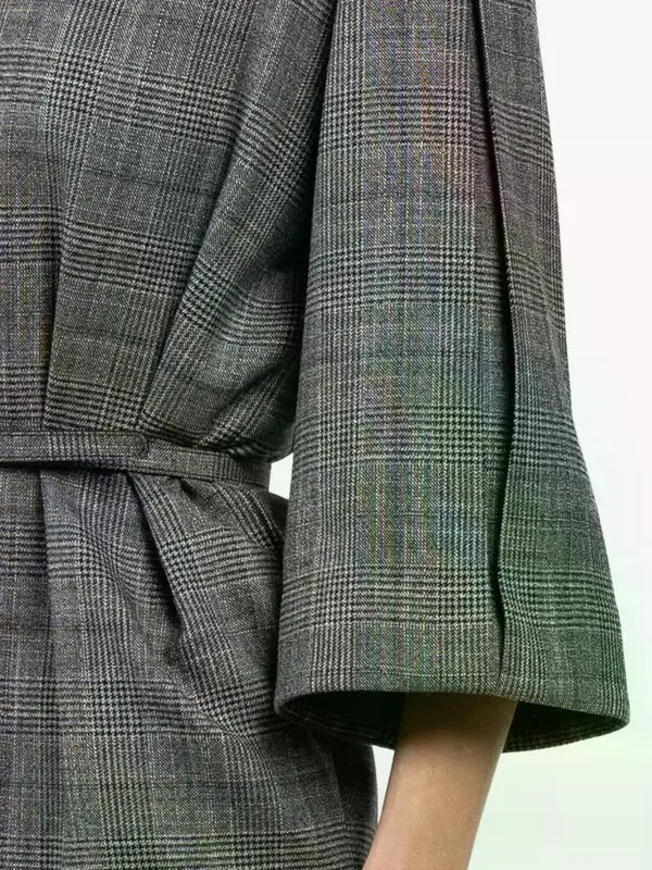 SA SU PHI Diana Belted Check Mini Dress