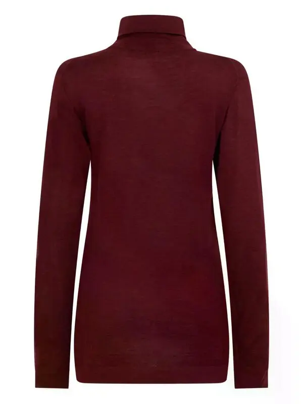Malo Burgundy Turtleneck Sweater