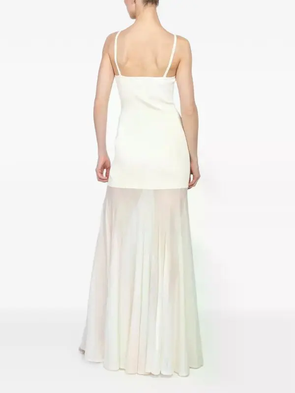 Brandon Maxwell V-neck Maxi Dress