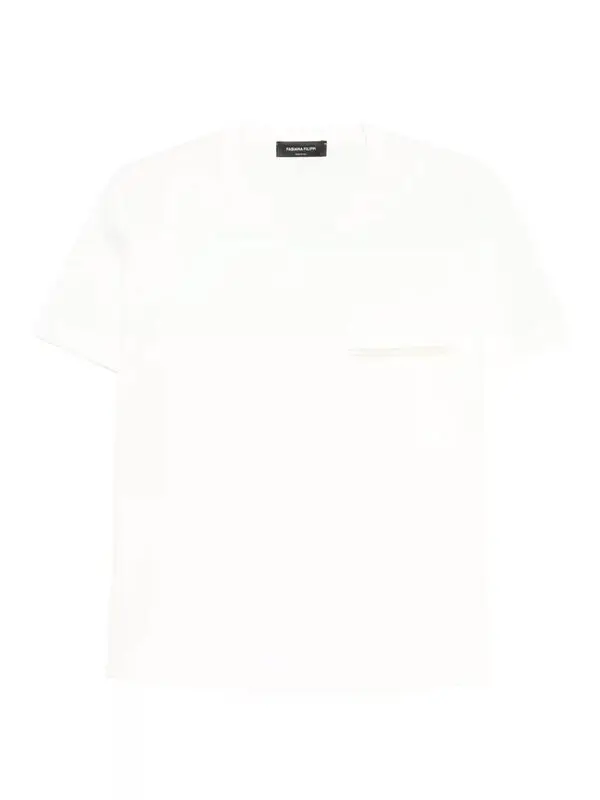 Fabiana Filippi Chest-pocket T-shirt - White