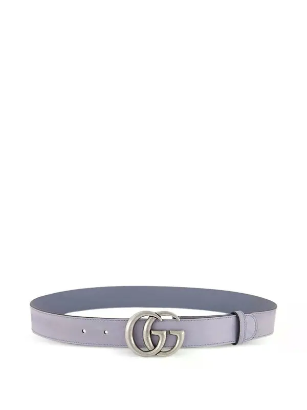 Gucci Gg Marmont Belt - Grey