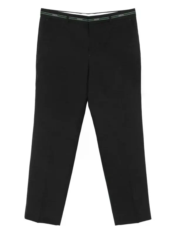 Gucci Logo-waistband Trousers